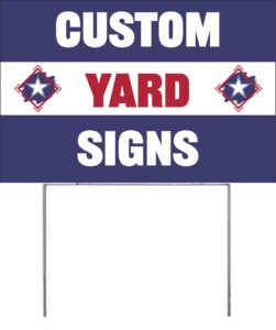18" x 12" Custom Yard Sign | Single-Sided | Full Color